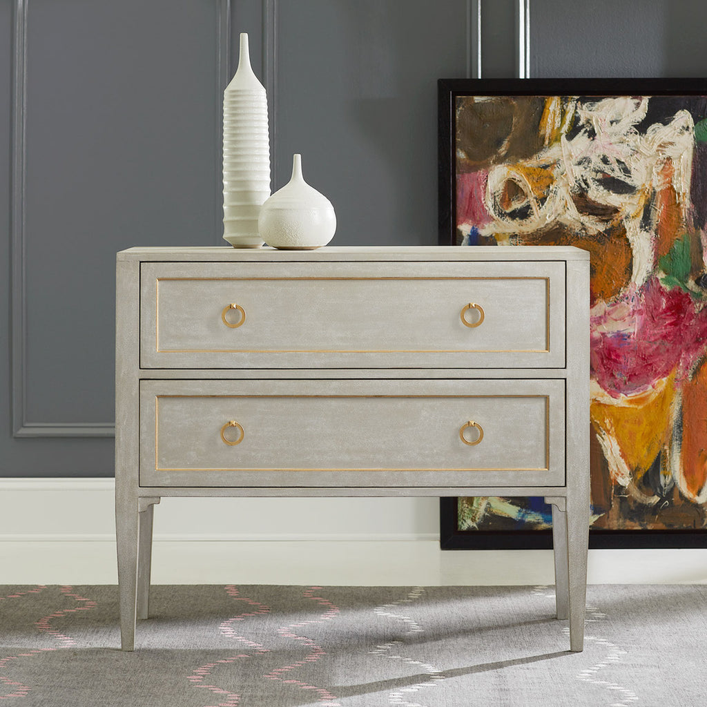 Gustavian Two Drawer Chest Greene Co Interiors